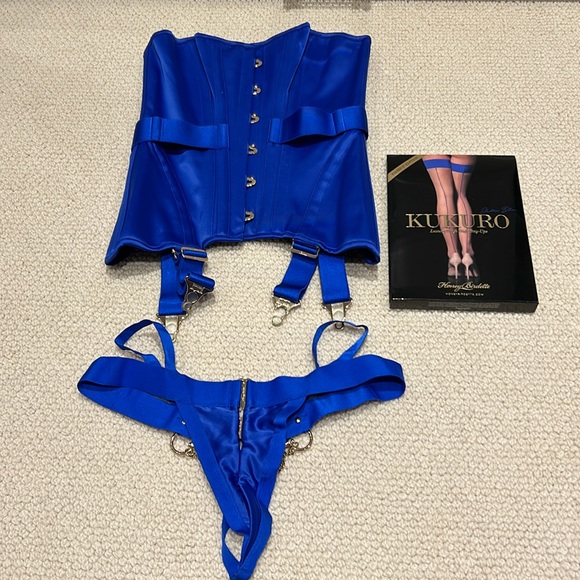 Honey Birdette | Intimates & Sleepwear | Honey Birdette Electric Blue ...